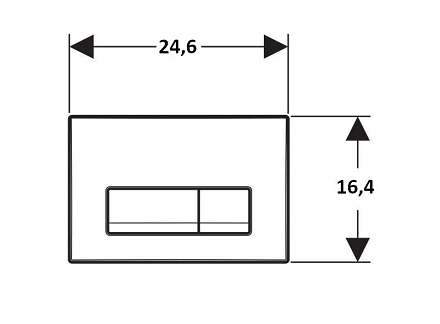 Geberit Delta 50 Flush Plate -Kingsway Plumbing